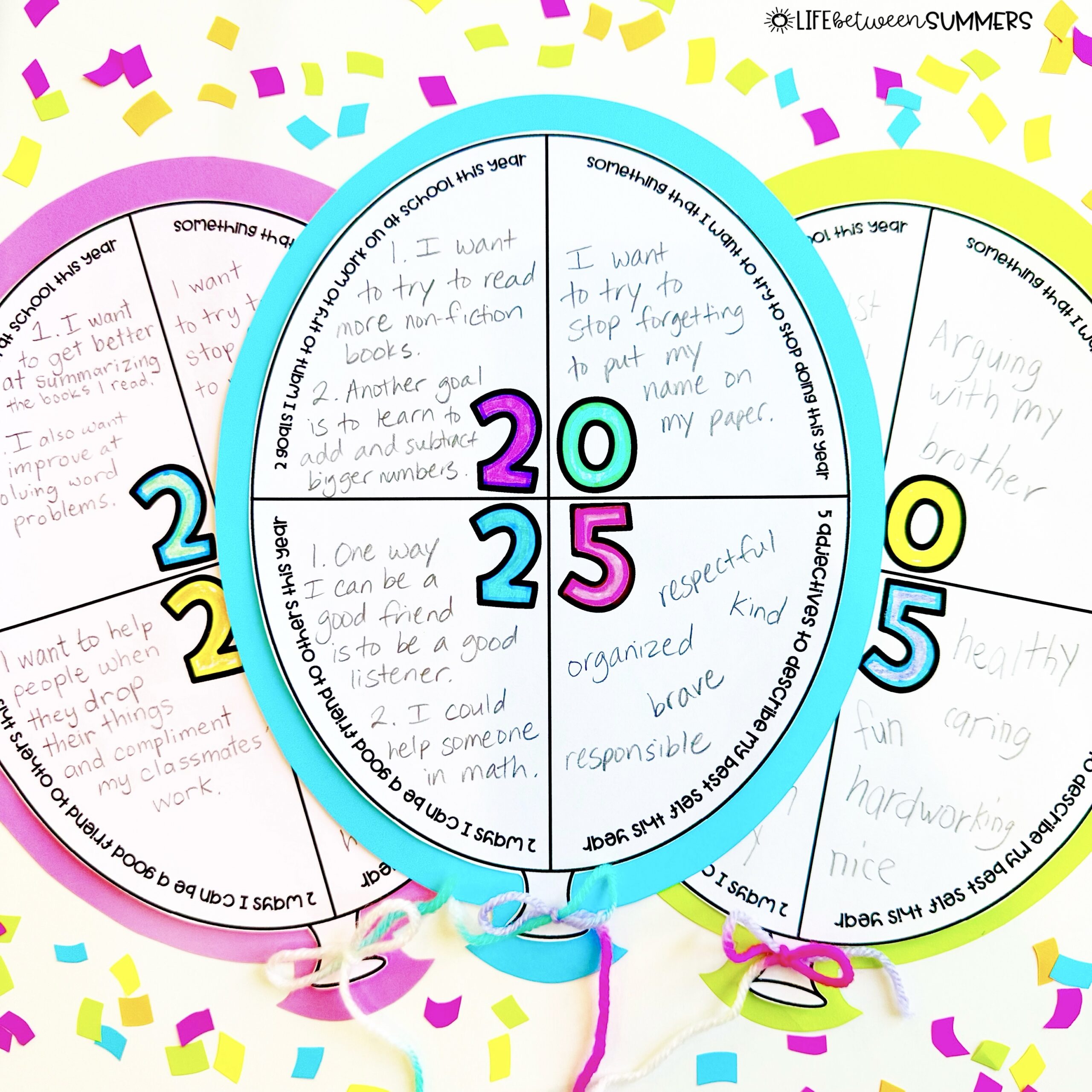 New Year's Activities 2025 Goals and Resolutions Balloons & Bulletin ...