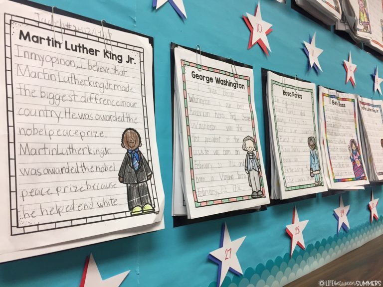 American Heroes: Close Reading and Opinion Writing - Life Between Summers