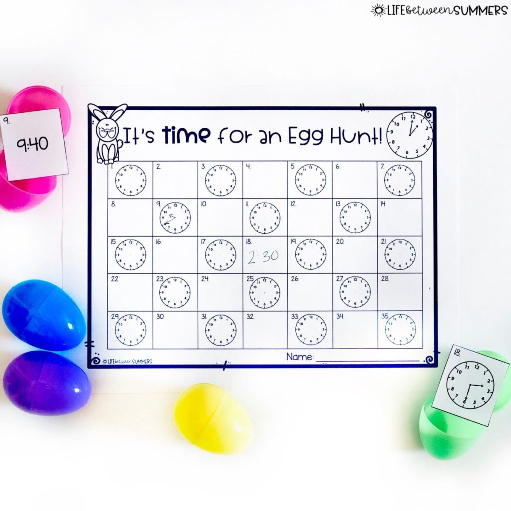 Classroom Egg Hunt Ideas for Math and Language Arts - Life Between Summers