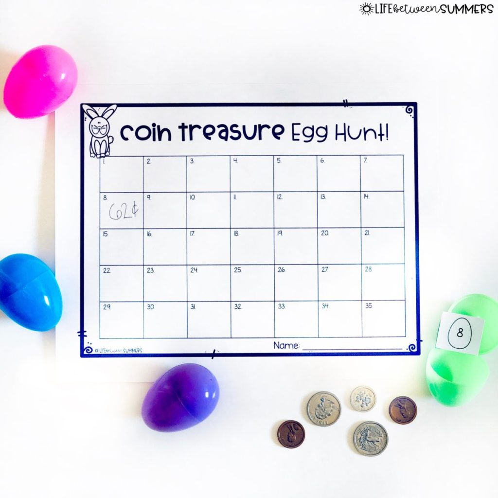 Classroom Egg Hunt Ideas for Math and Language Arts - Life Between Summers