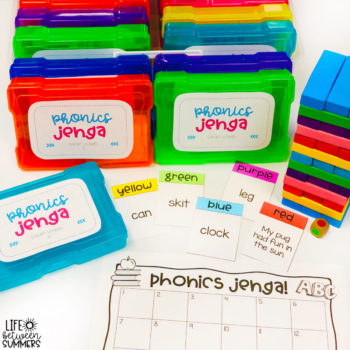Jenga Game Cards: Engaging Math & Literacy Center Activities for the ...