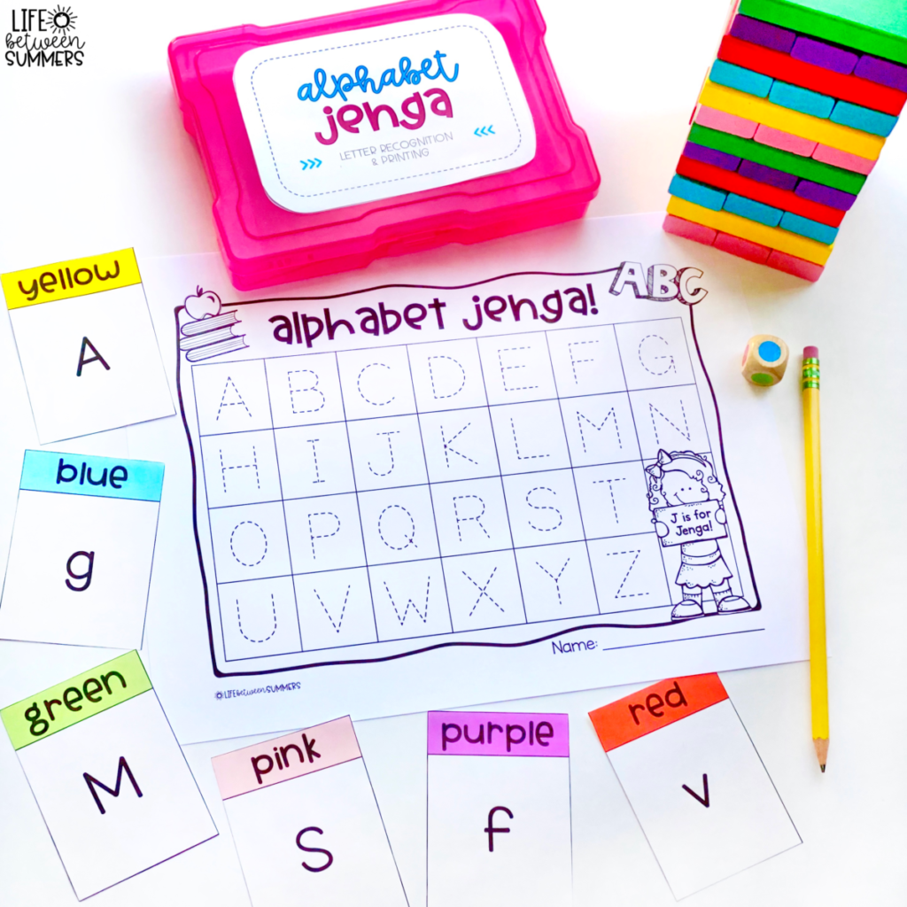 Jenga Game Cards: Engaging Math & Literacy Center Activities for the ...