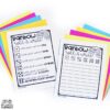 Editable Dice Games for Word Work Centers: Rainbow Writing & Roll and ...