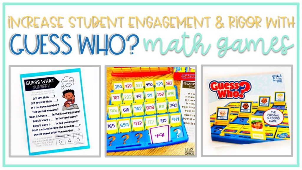 GUESS WHO Math Games: Practicing Skills with Student Engagement and ...