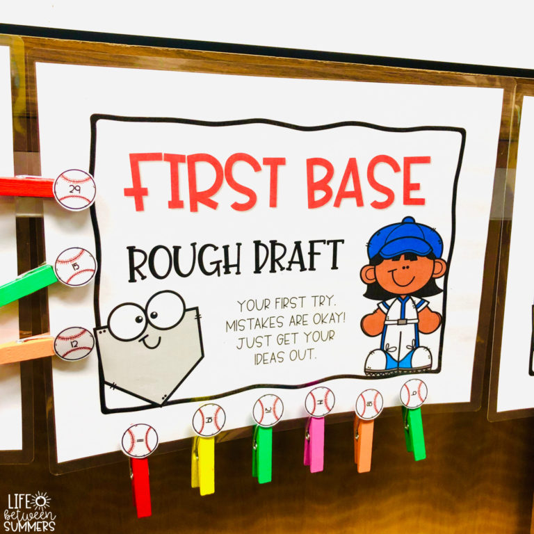 Teaching the Writing Process with a Fun and Motivating Baseball Theme ...