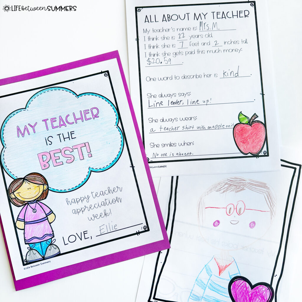 Teacher Appreciation Week Gift or End of the Year Gift from Student ...