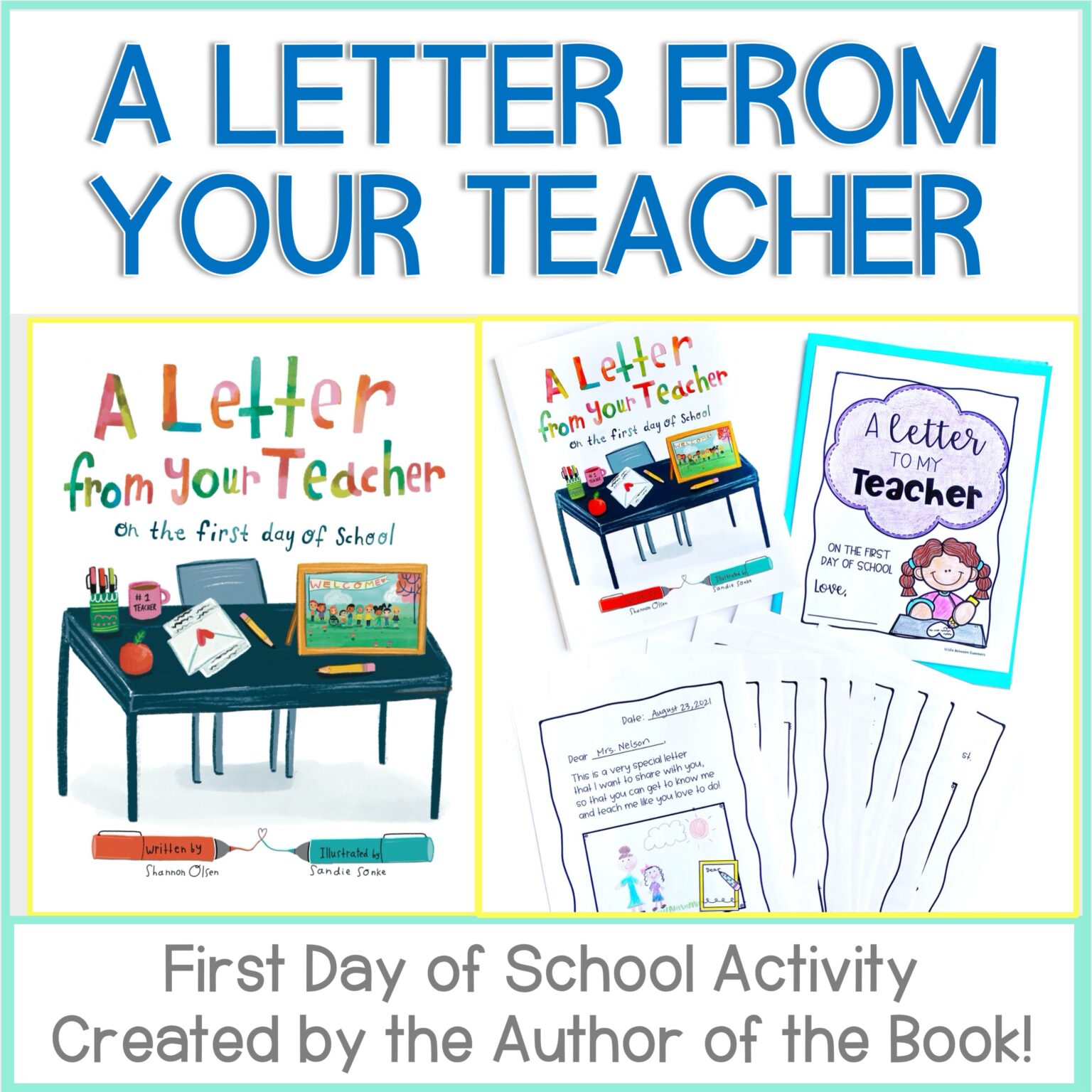A Letter From Your Teacher Book Companion Bundle - Life Between Summers