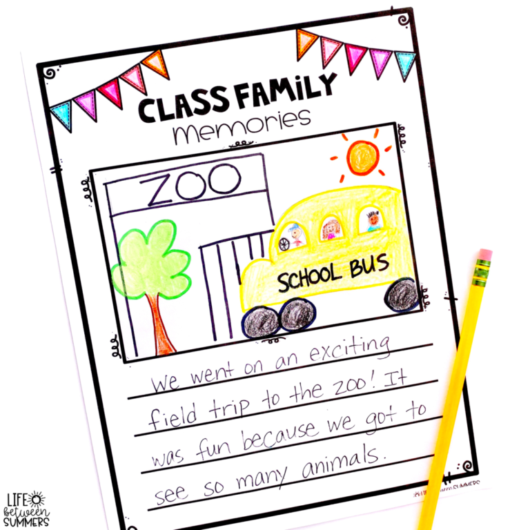 Our Class is a Family Activity - Life Between Summers