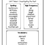 Benchmark 2nd Grade Spelling, High Frequency, and Vocabulary Word Lists ...