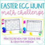 Easter Egg Hunts for Telling Time & Counting Money - Life Between Summers