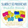 Subject and Predicate Puzzle Pieces - Life Between Summers