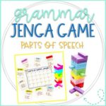 Parts of Speech Jenga Game for Nouns, Verbs, and Adjectives - Life ...