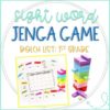 Jenga Sight Words Games Bundle - Life Between Summers