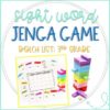 Jenga Sight Words Games Bundle - Life Between Summers