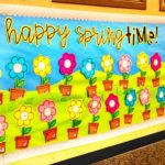 Telling Time: SpringTIME flower pot craft & bulletin board letters ...