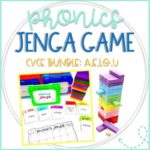Phonics Silent e CVCe Jenga Games Language Arts Bundle - Life Between ...