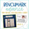 Benchmark Advance 3rd Grade Vocabulary Word, Picture & Definition Cards ...