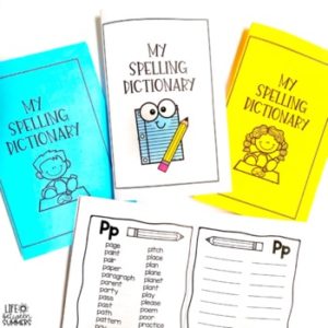 Editable Personal Spelling Dictionary for Student Writing and Editing ...