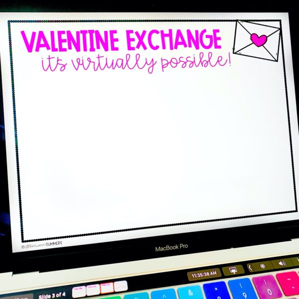 Valentine Exchange Ideas for Distance Learning - Life Between Summers