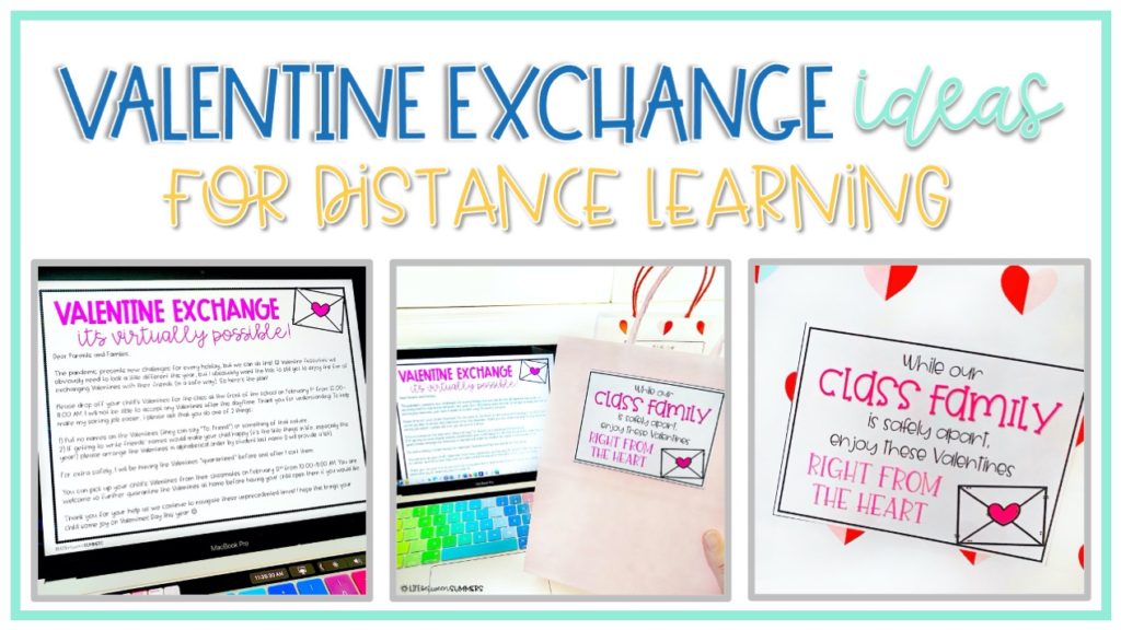 Valentine Exchange Ideas for Distance Learning - Life Between Summers