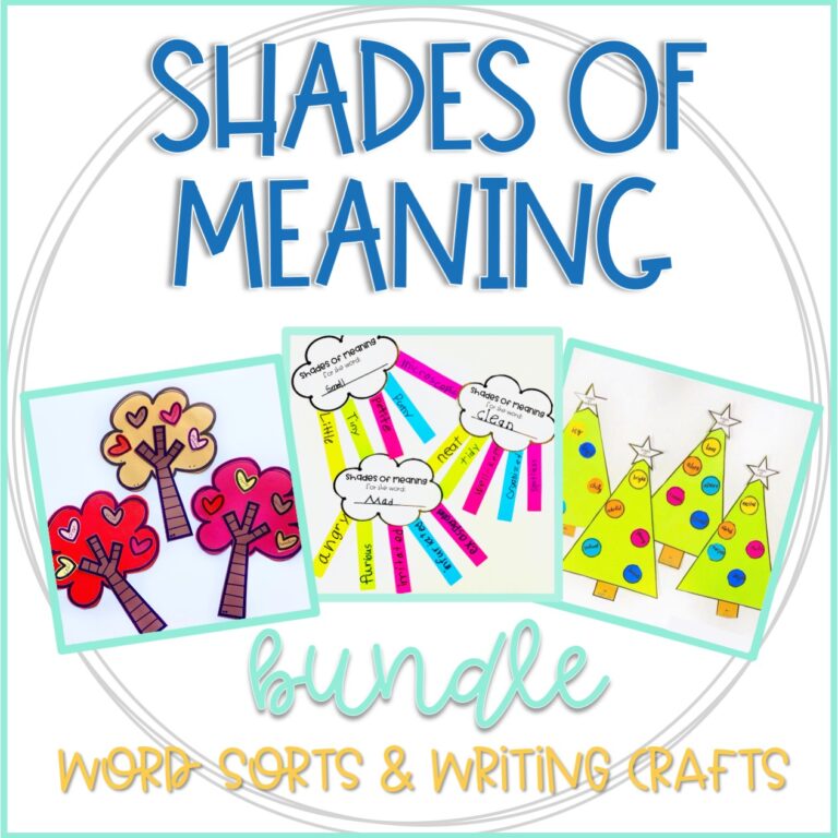 Shades of Meaning Writing Craft Bundle - Life Between Summers
