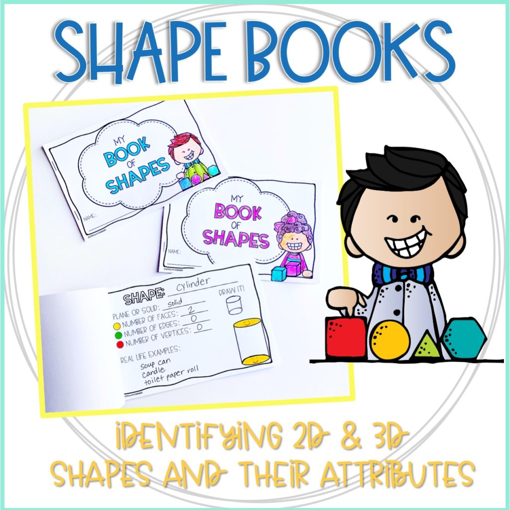 2D and 3D Shape Books - Life Between Summers
