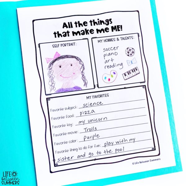 Back to School Activities: A Letter From Your Teacher Book Companion ...