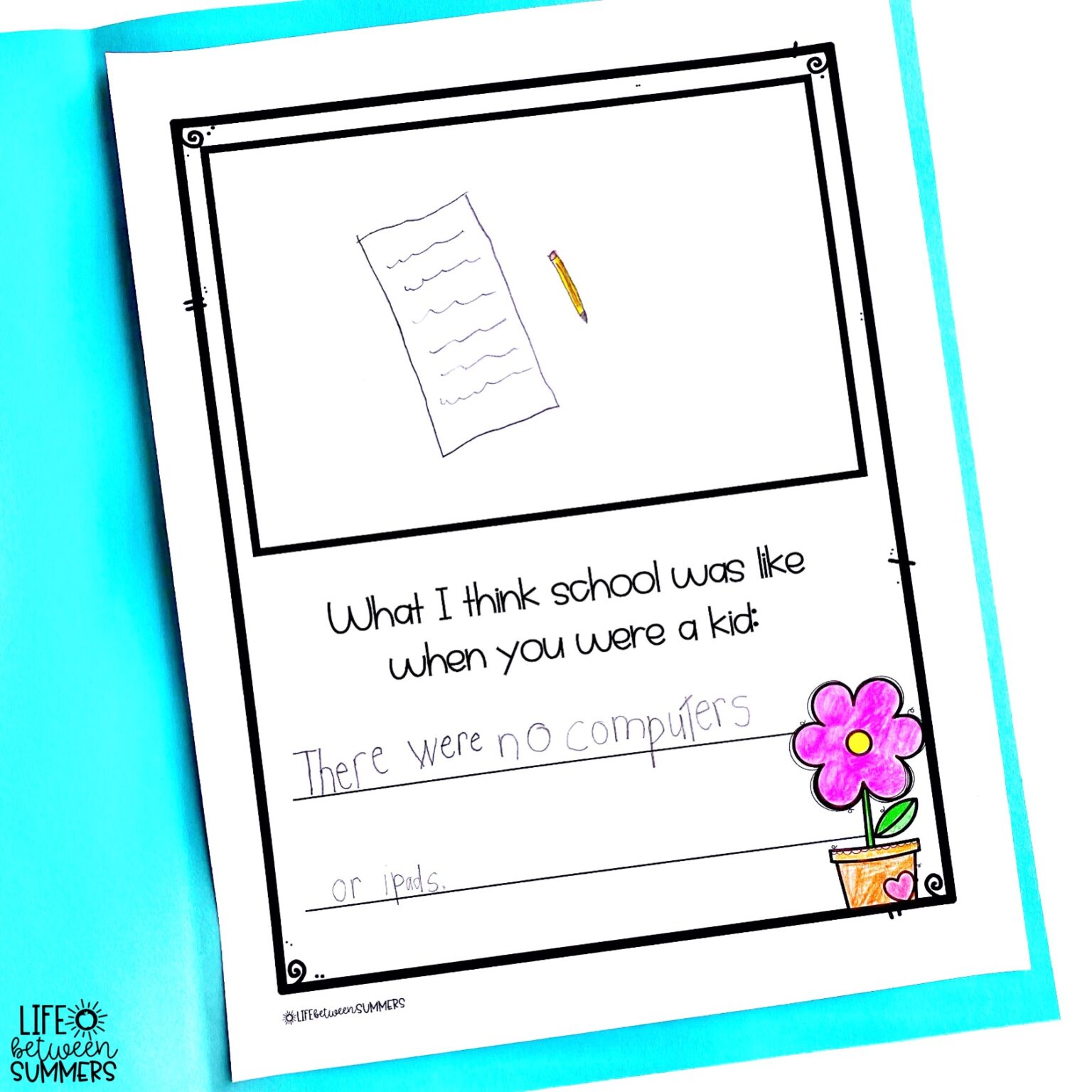 Grandparents Day Gift Book and Interview Questions - Life Between Summers