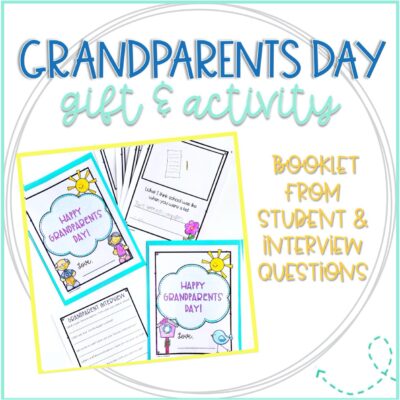 Grandparents Day Gift Book and Interview Questions - Life Between Summers