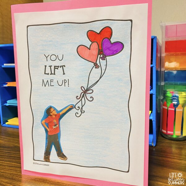 Valentine's Day Card from Students to Parents - Life Between Summers