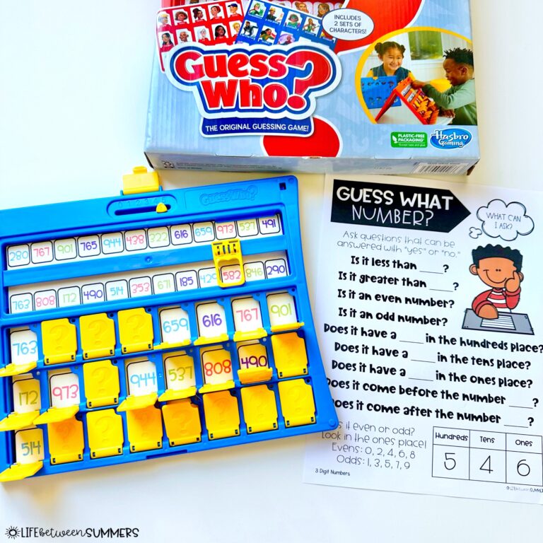 GUESS WHO Math Games: Practicing Skills with Student Engagement and ...