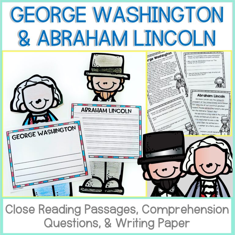 Presidents Day Activities: George Washington & Abraham Lincoln - Life ...