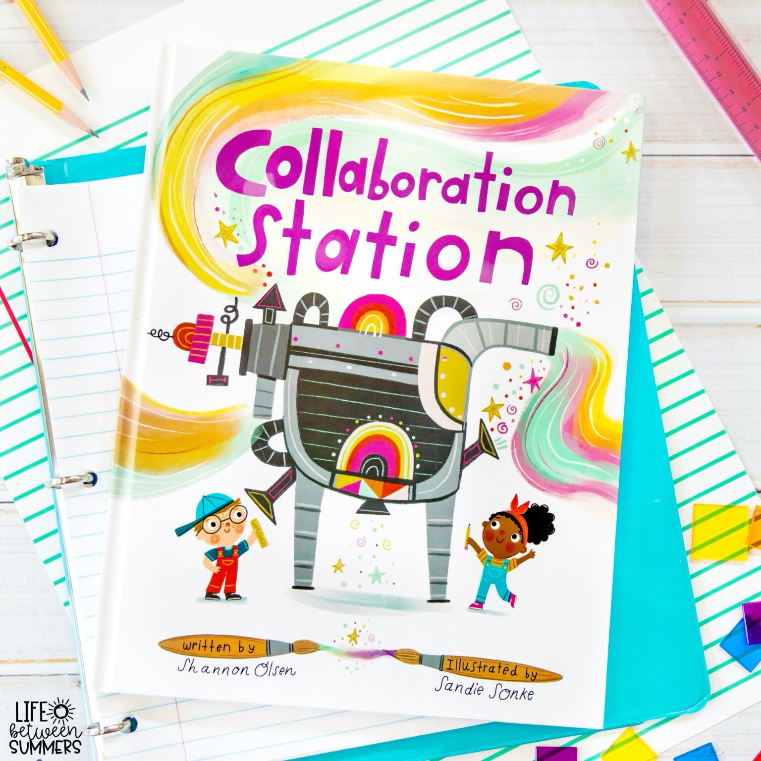 Collaboration Station Book for Classroom Teamwork - Life Between Summers