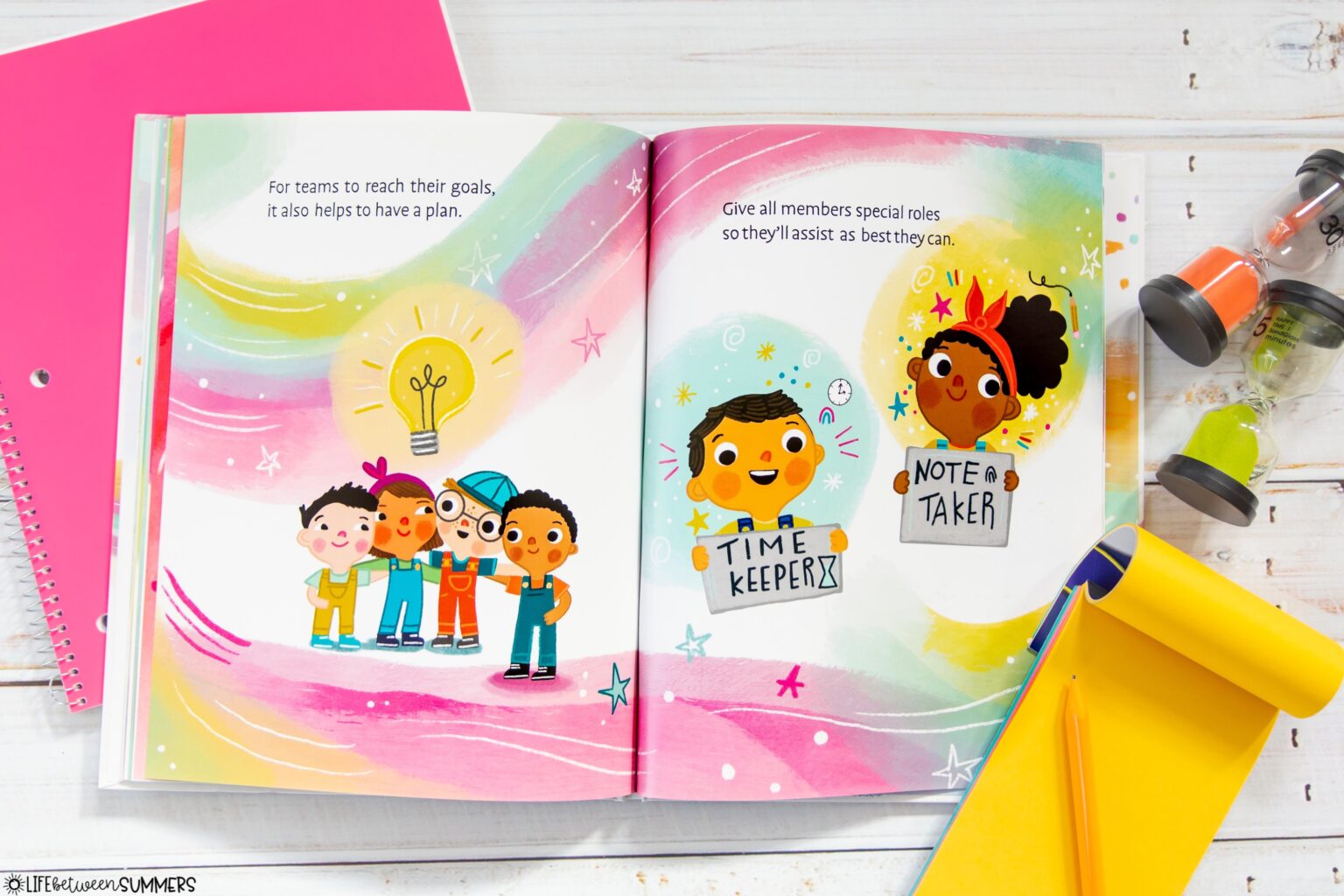 Collaboration Station Book for Classroom Teamwork - Life Between Summers