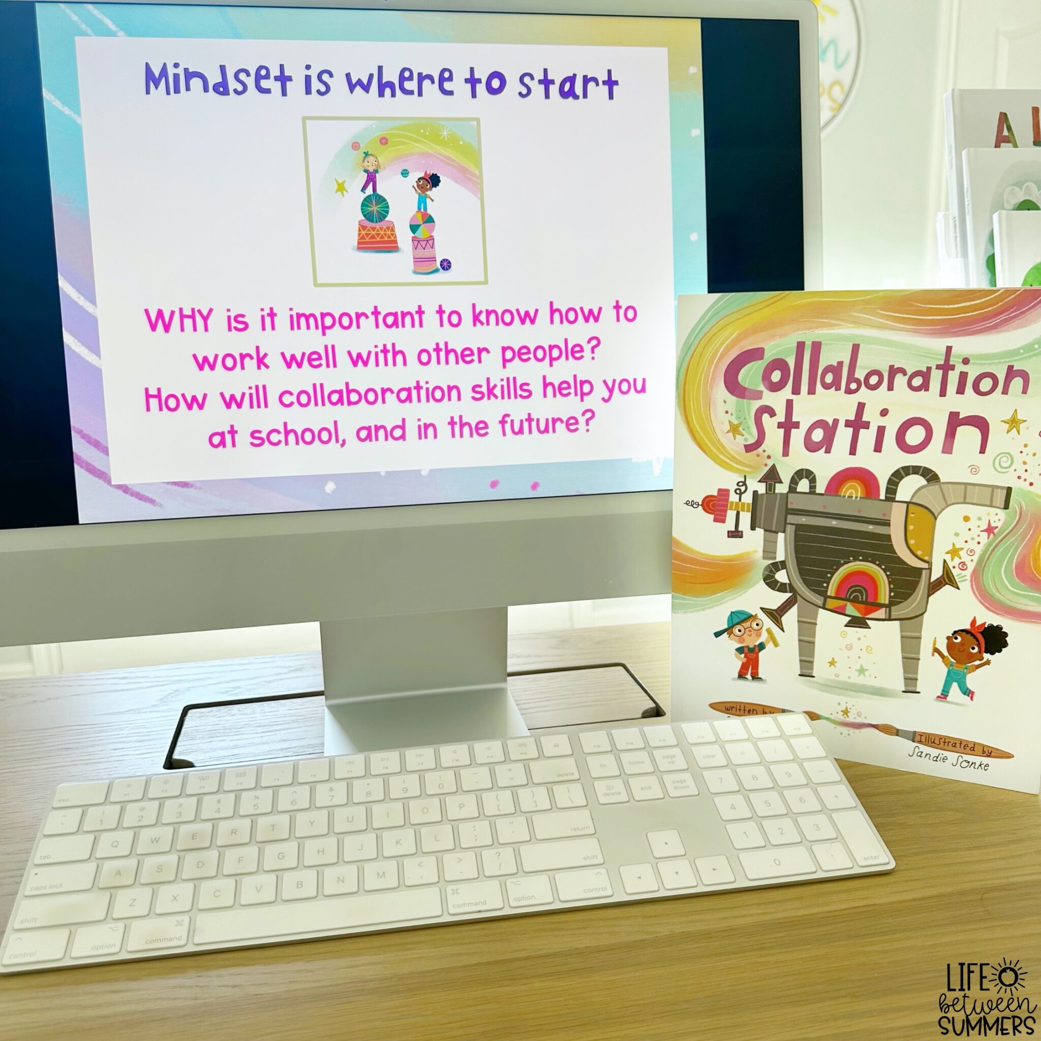 Collaboration Station Activities Bundle - Life Between Summers