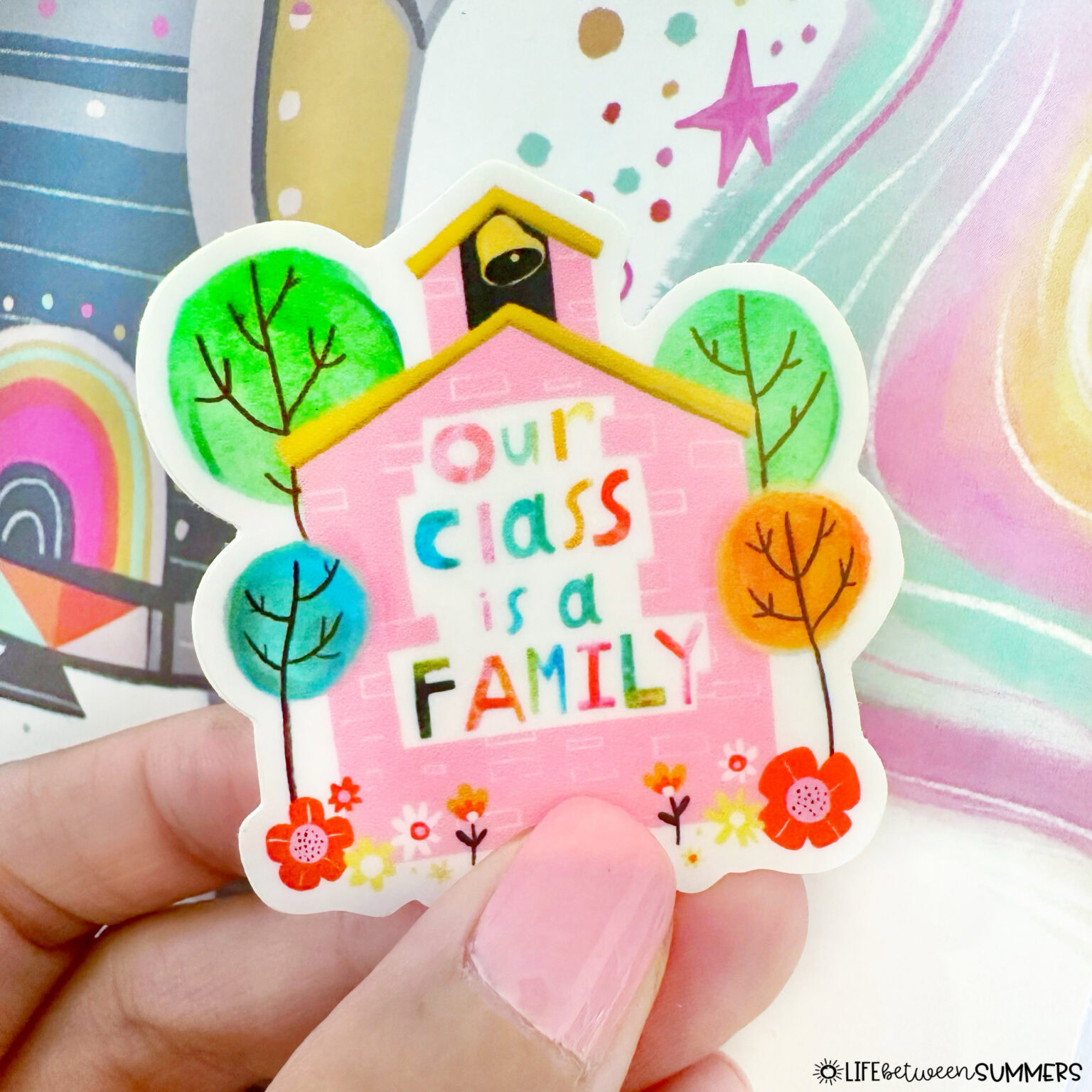 Set of 25 Our Class is a Family stickers - Life Between Summers