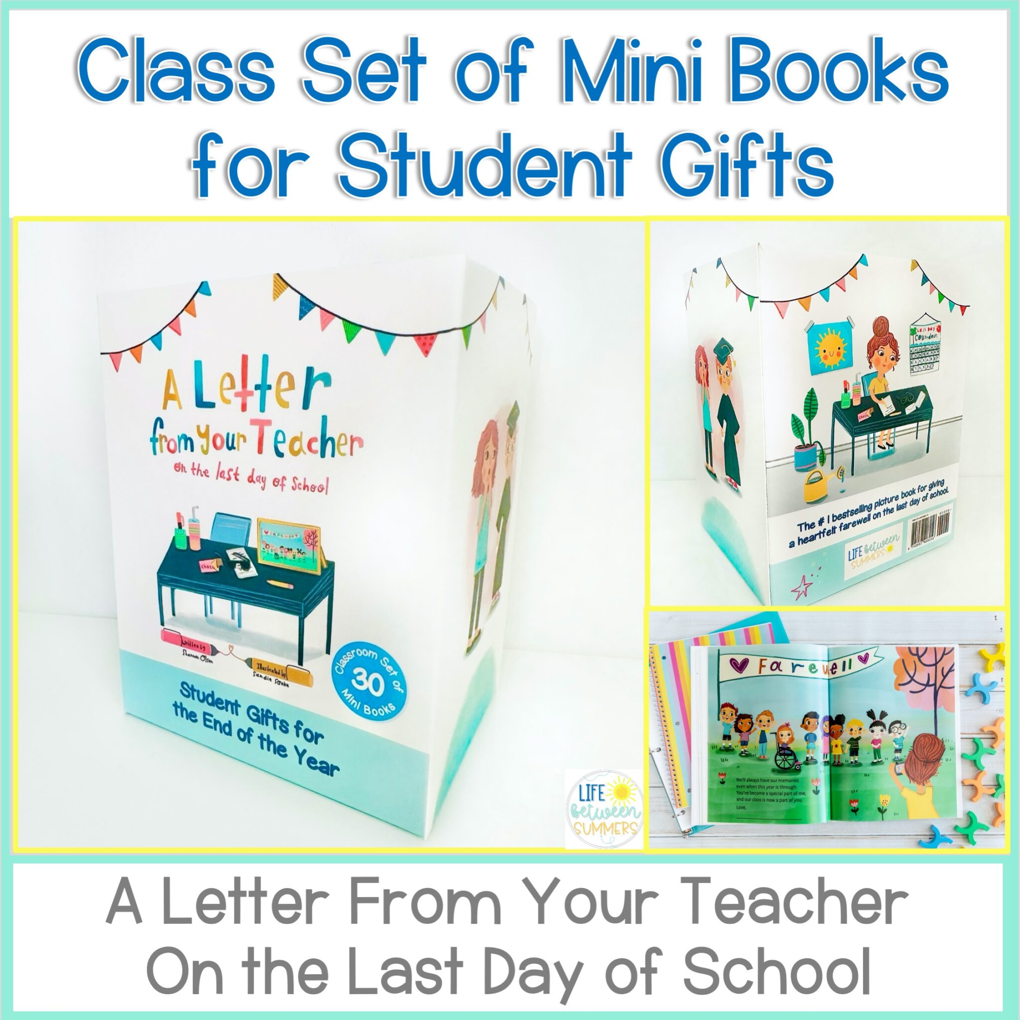 Class Set of Mini Books: A Letter From Your Teacher on the Last Day of ...