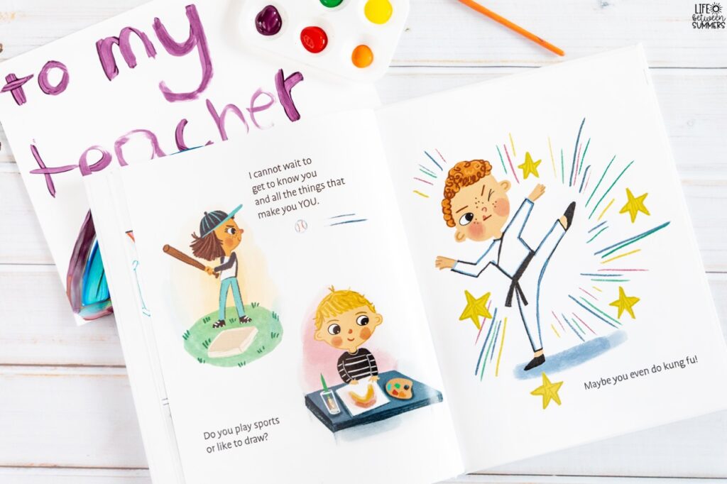 Class Set of Mini Books: A Letter From Your Teacher on the First Day of ...