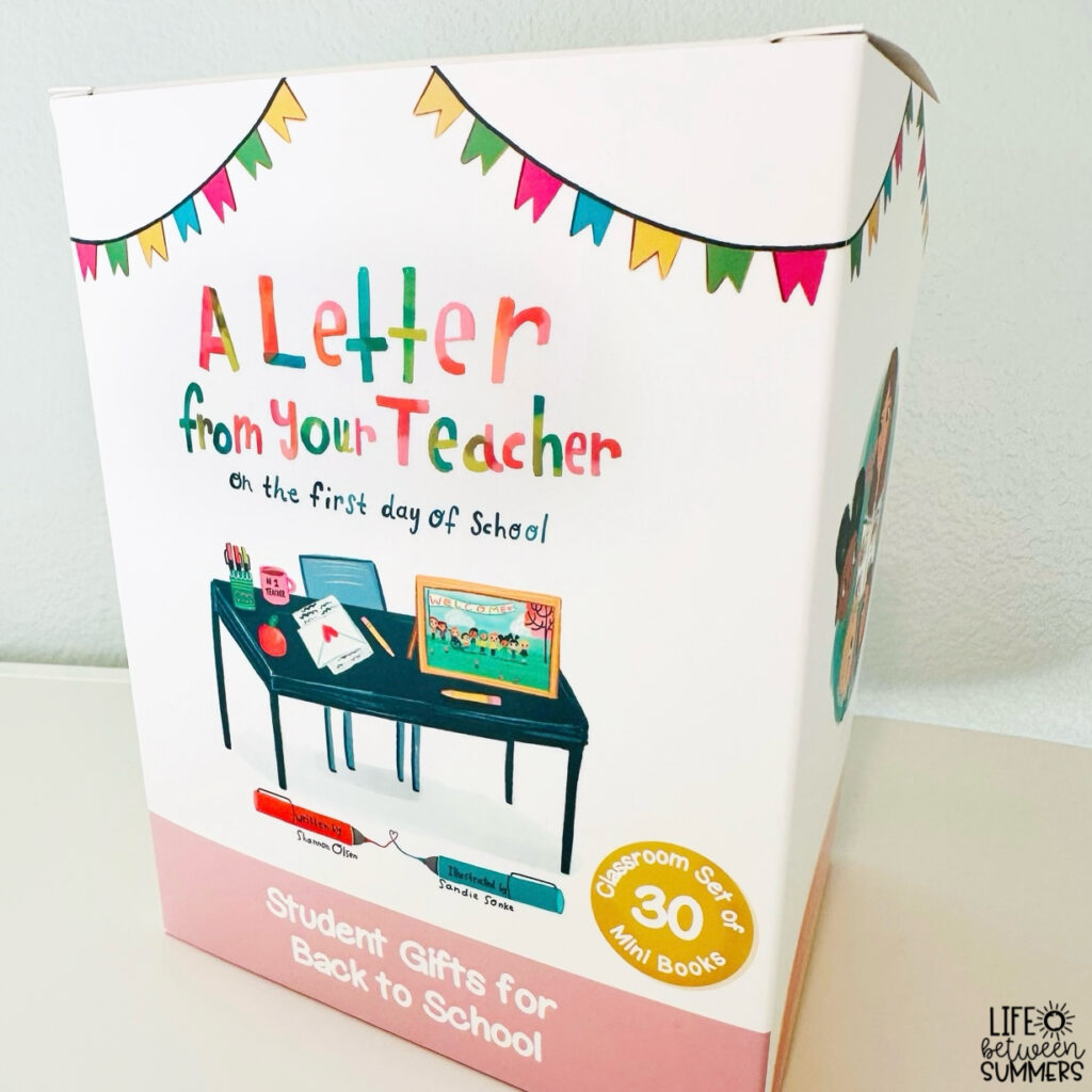 Class Set of Mini Books: A Letter From Your Teacher on the First Day of ...