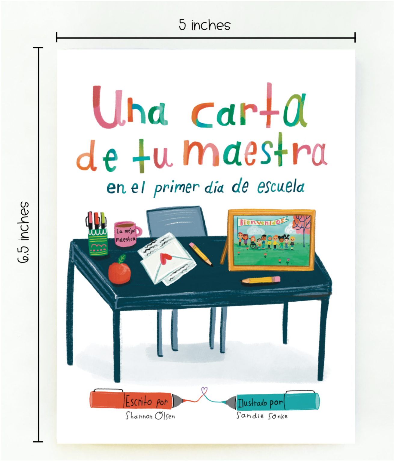 Class Set of Mini Books: Una carta de tu maestra en el primer día de ...