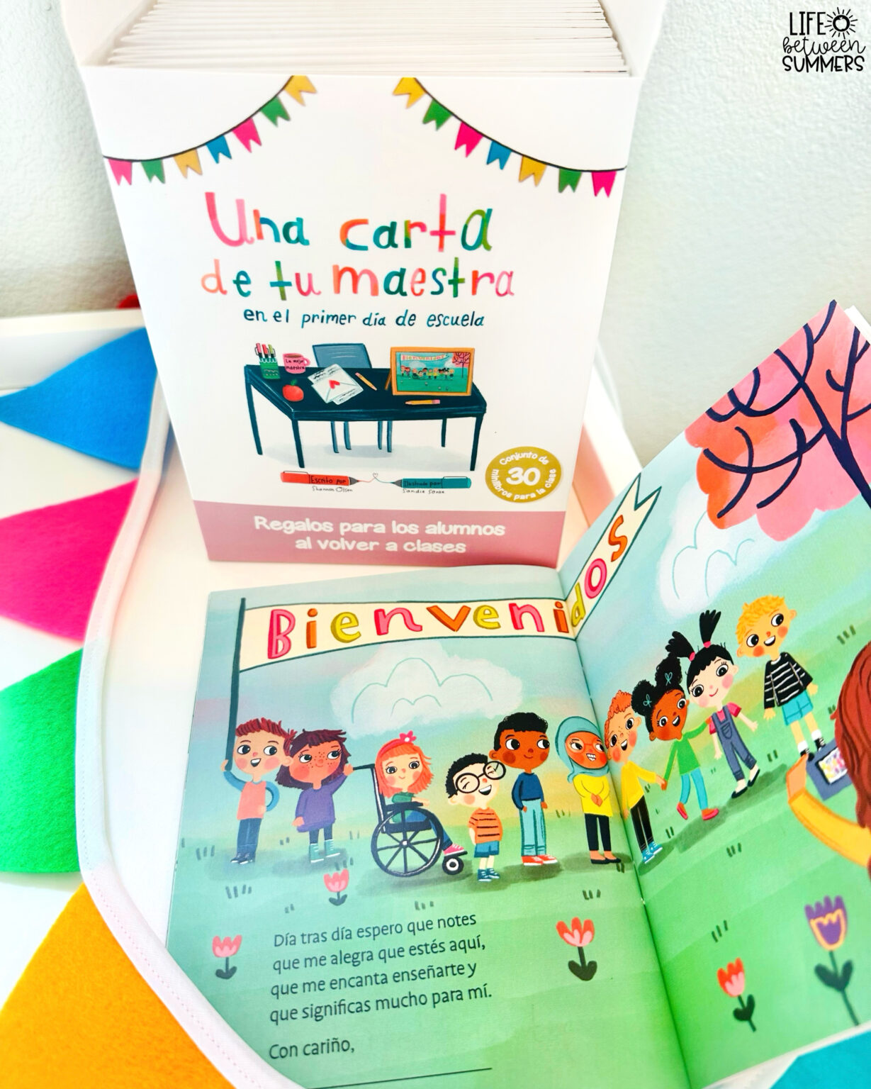 Class Set of Mini Books: Una carta de tu maestra en el primer día de ...