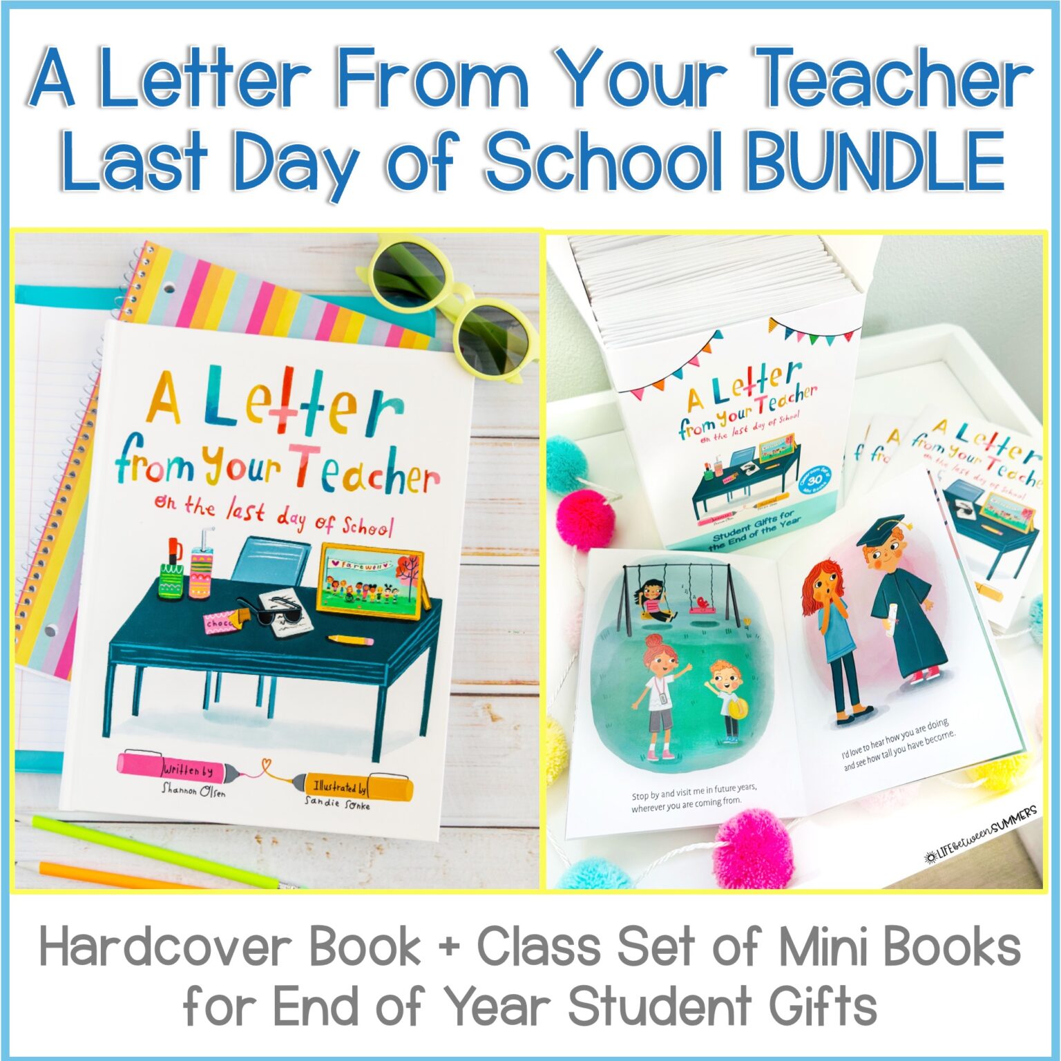 End of Year Class Set of Mini Books: A Letter From Your Teacher on the ...