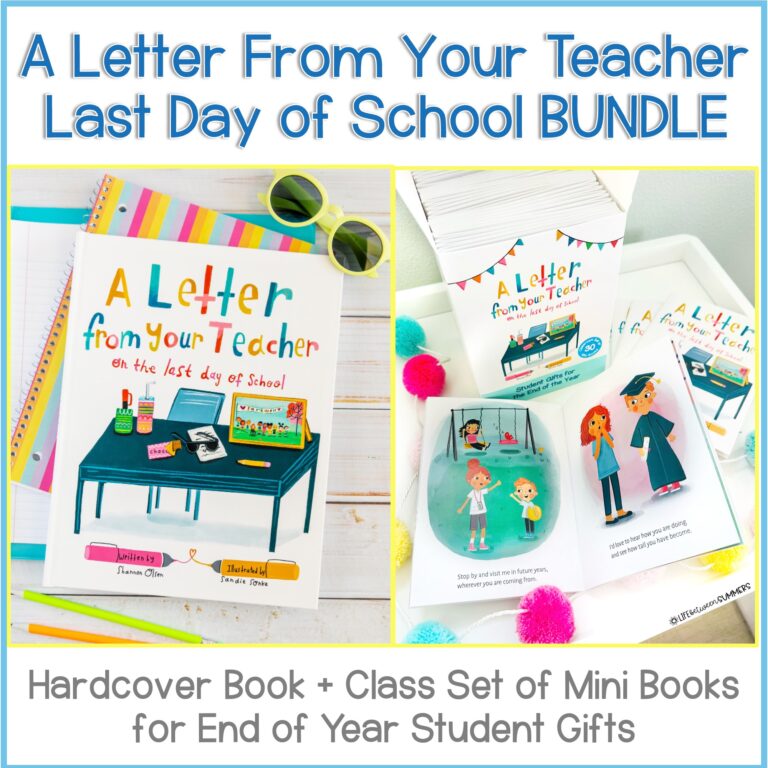End of Year Class Set of Mini Books: A Letter From Your Teacher on the ...